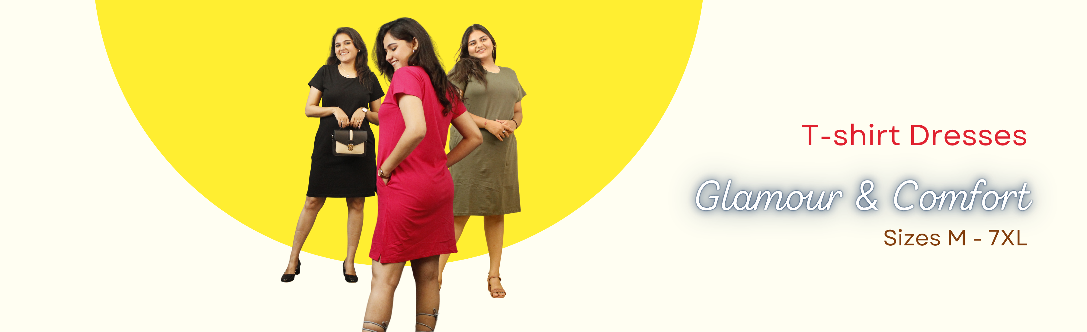 Buy T-Shirt Dresses for Women - Ladies Long T-Shirt Dress – GlamZei