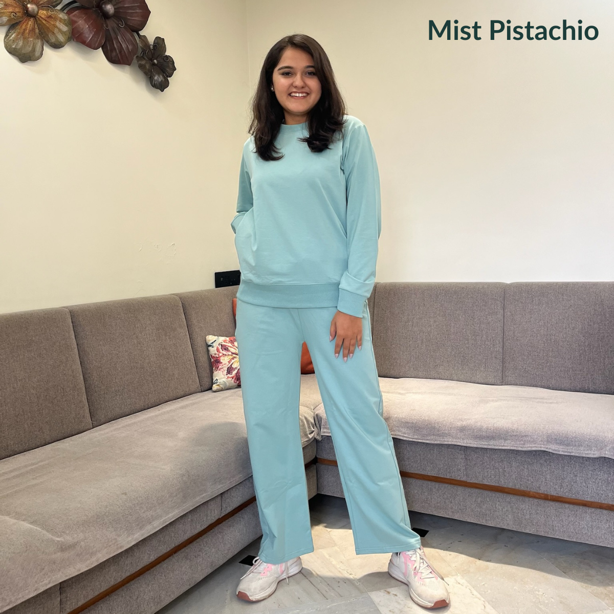 Mist Pistachio Co-ords Set – GlamZei